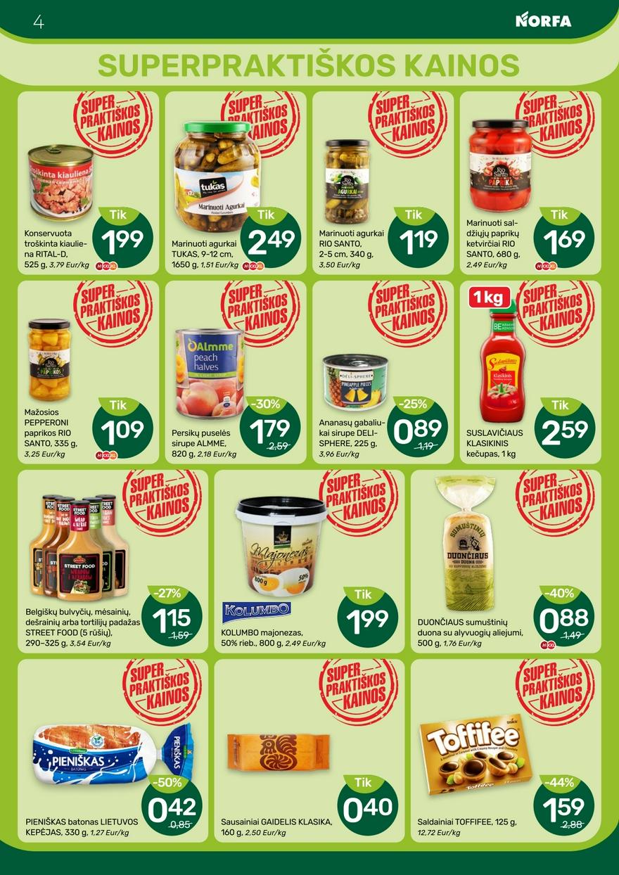 Norfa kaininis leidinys Nr 5 ir kitos akcijos vienoje vietoje (galioja ...