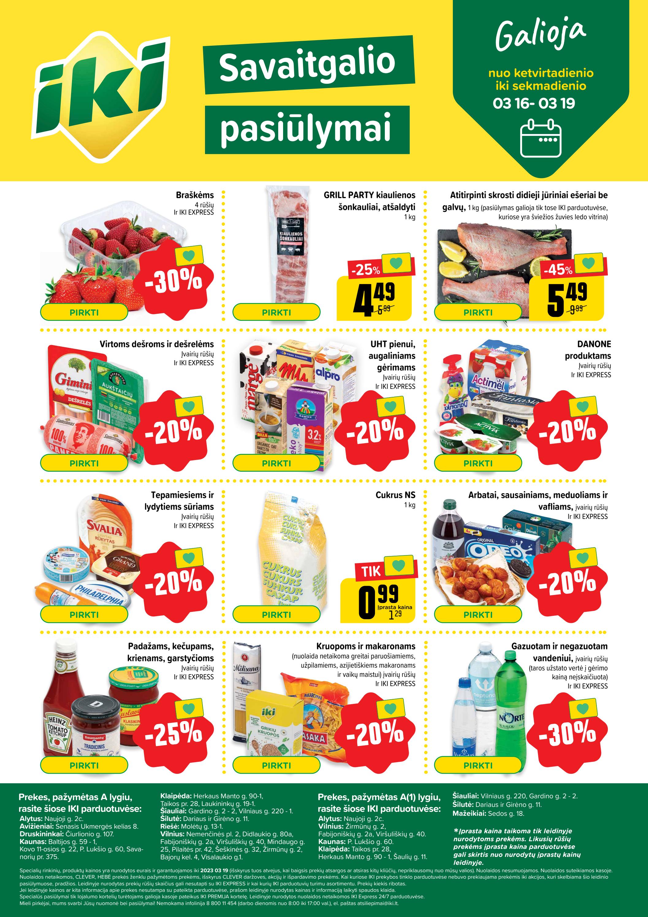 Naujas IKI savaitinis leidinys ir kitos akcijos vienoje vietoje ...